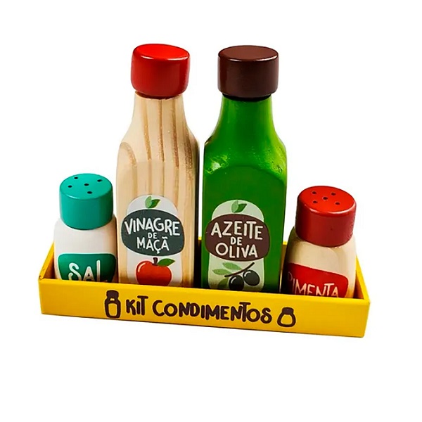 COLECAO COMIDINHAS - KIT CONDIMENTOS - JP